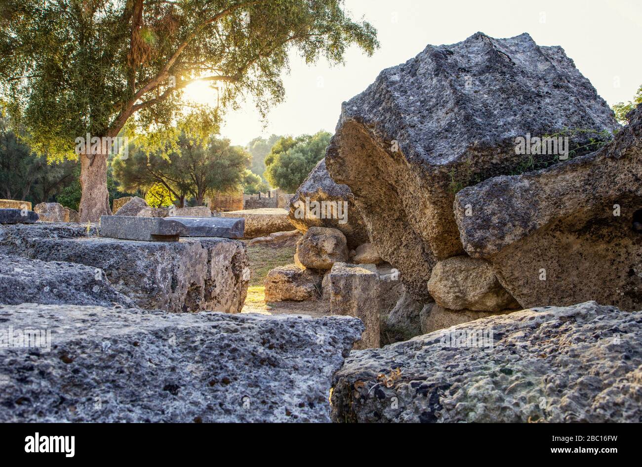 Ancient olympia temple zeus hi-res stock photography and images - Alamy