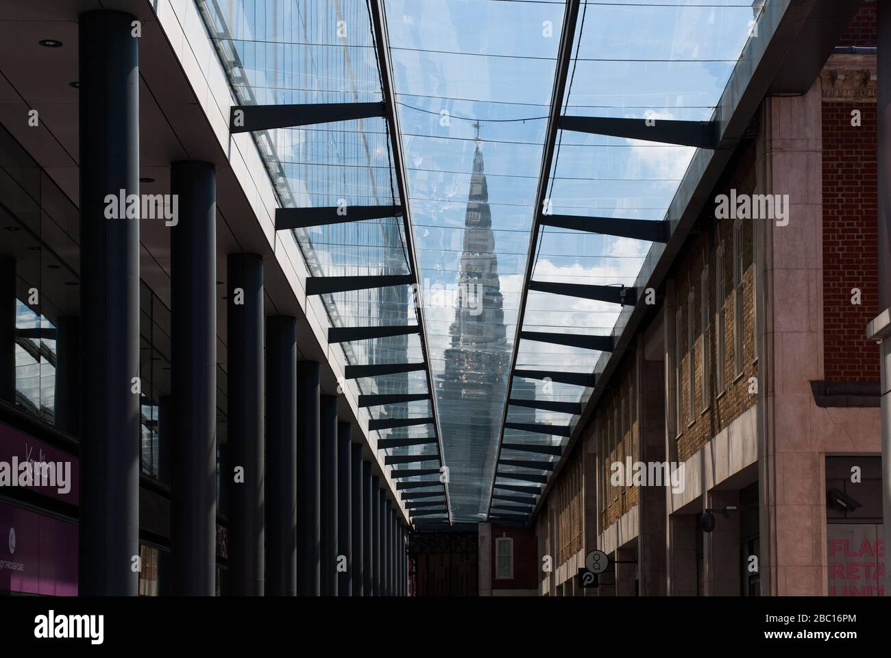 Christ Church Tower Spire Nicholas Hawksmoor Market Street Glass Roof ...