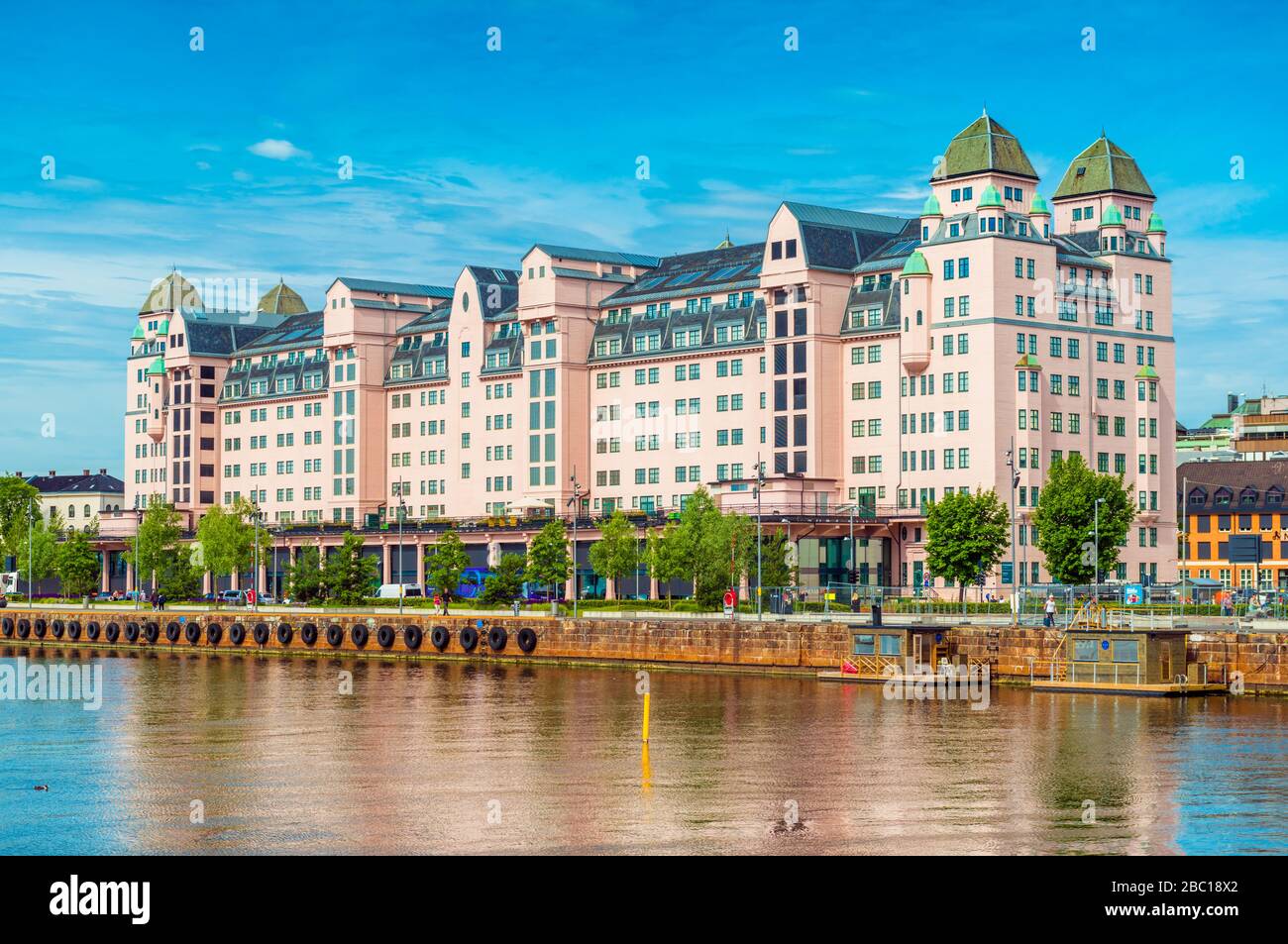 Oslo - June 2019, Norway: "The Yellow Pages" (Gule Sider) building, one ...