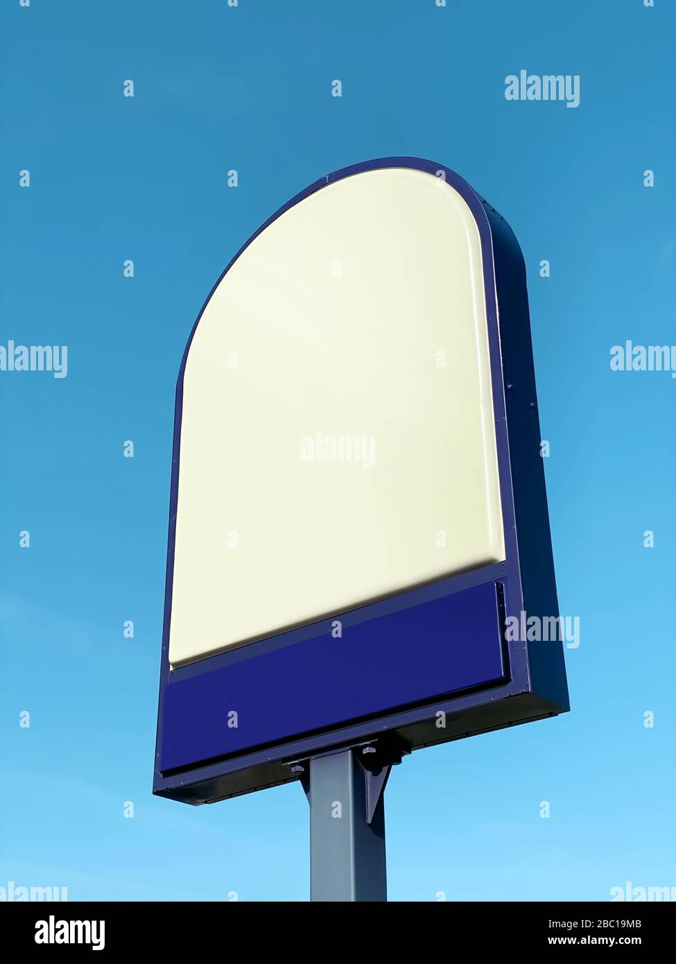 Retro Blue Sky Sign High Resolution Stock Photography and Images - Alamy