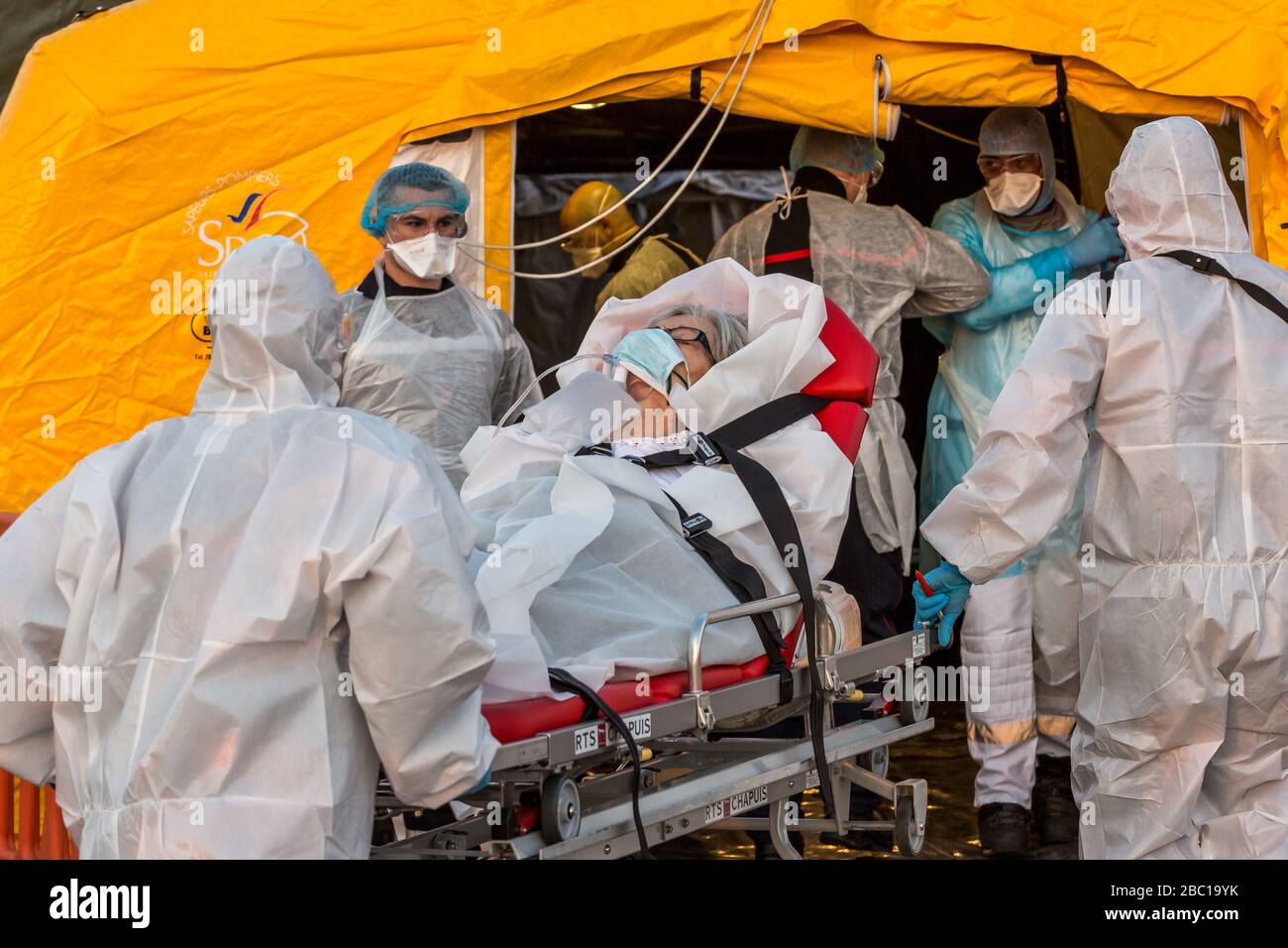 THE FIRE AND EMERGENCY DEPARTMENT SET UP A PRE-TRIAGE AIRLOCK AT THE ...