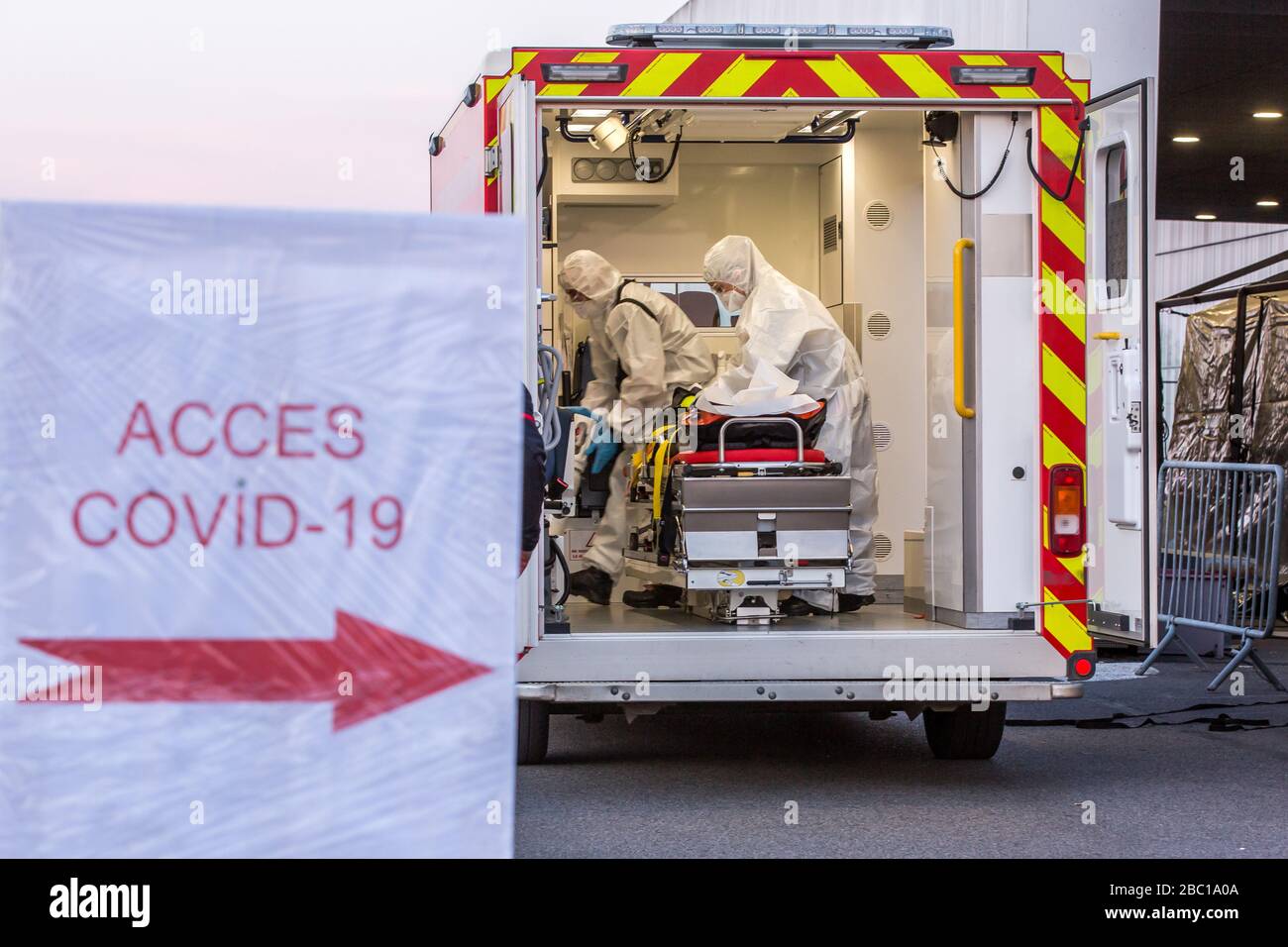 THE FIRE AND EMERGENCY DEPARTMENT SET UP A PRE-TRIAGE AIRLOCK AT THE ...