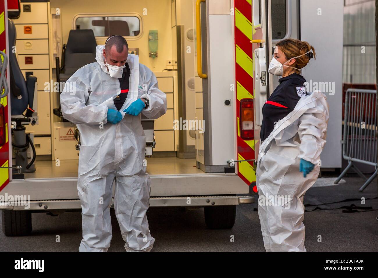THE FIRE AND EMERGENCY DEPARTMENT SET UP A PRE-TRIAGE AIRLOCK AT THE ...