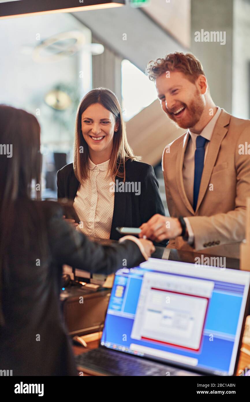 Hotel reception hi-res stock photography and images - Alamy
