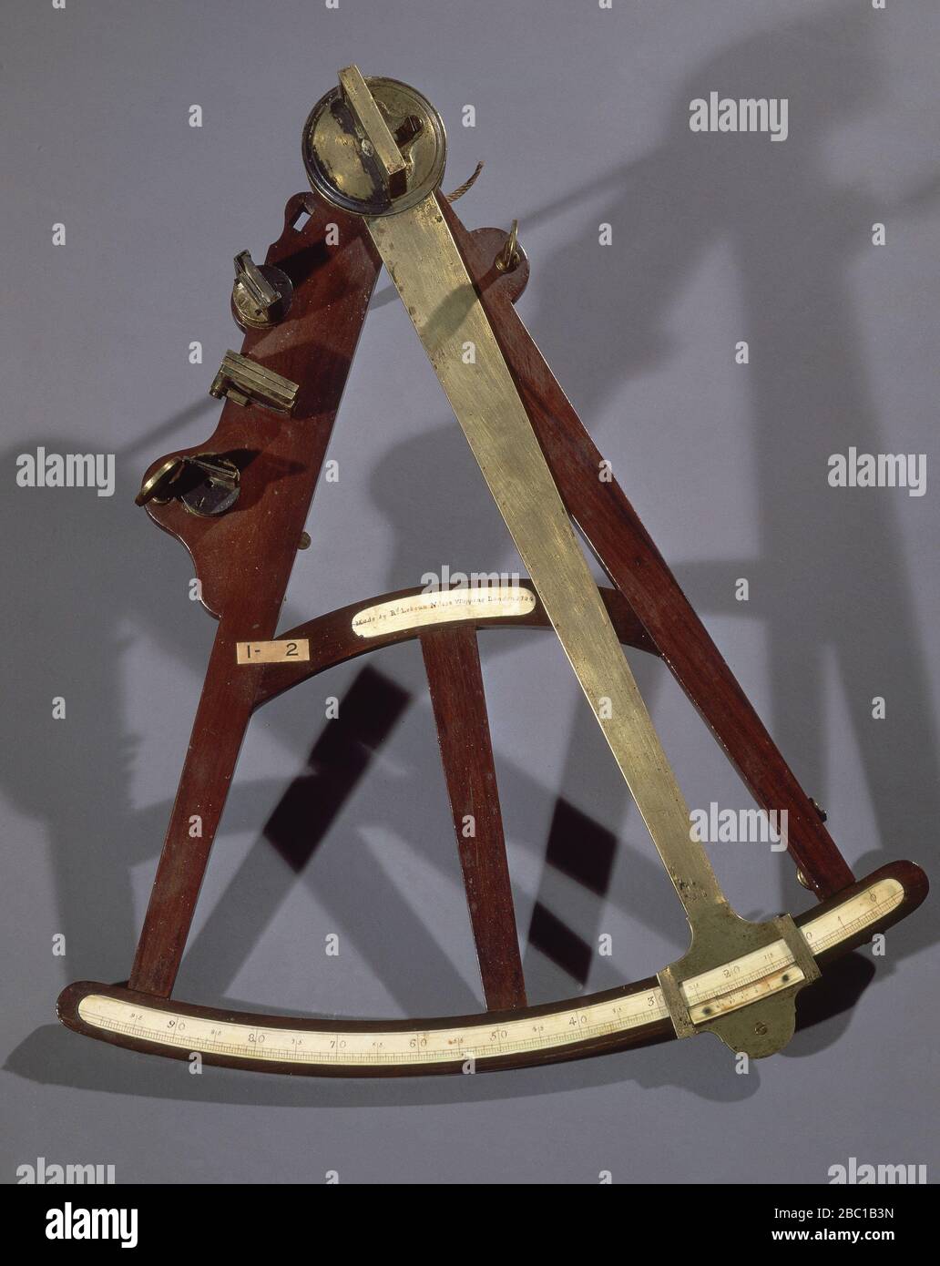 OCTANTE HADLEY (LONDRES 1784) - OCTANTE DE EBANO - SIGLO XVIII. Author ...