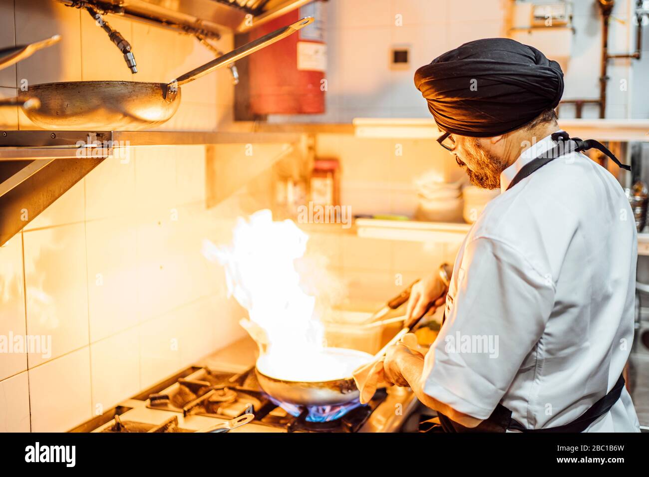 Indian Chef Cooking Food