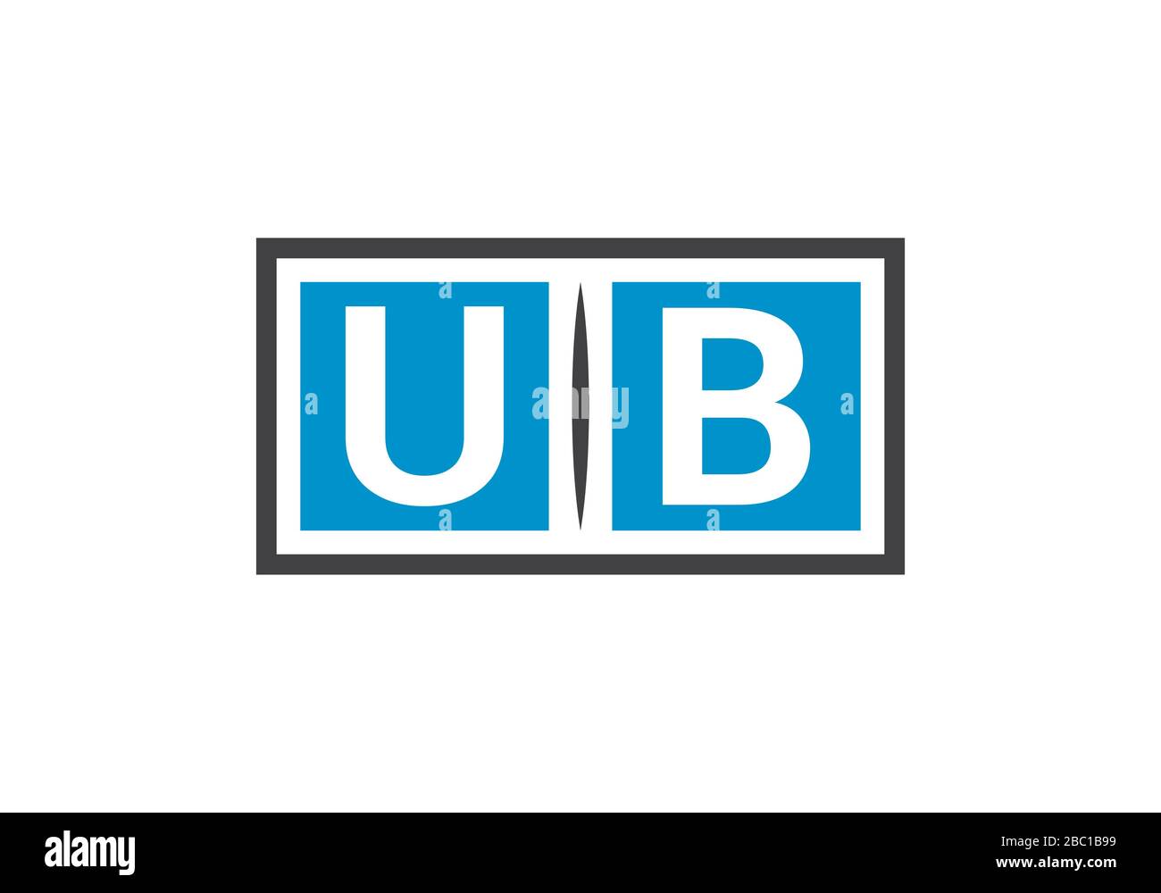 U B Initial Letter Logo design vector template, Graphic Alphabet Symbol ...