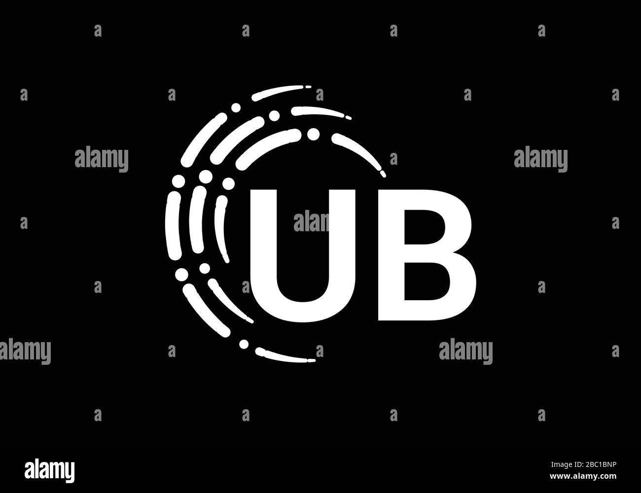 U B Initial Letter Logo design vector template, Graphic Alphabet Symbol ...