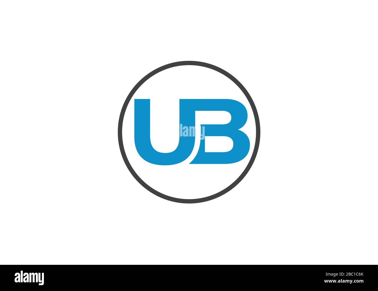 U B Initial Letter Logo design vector template, Graphic Alphabet Symbol ...
