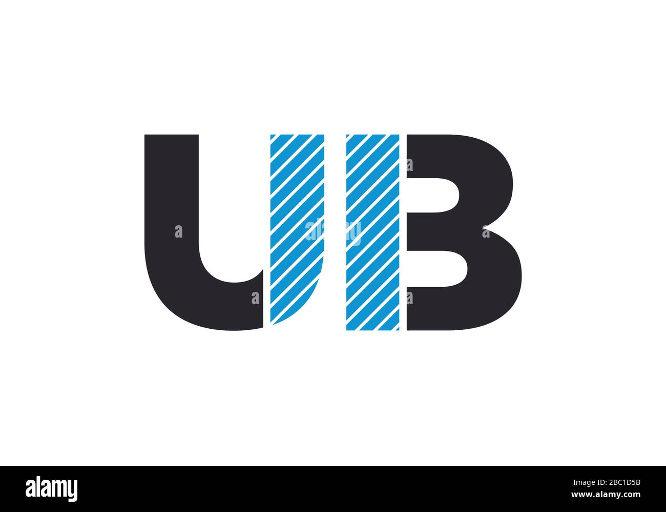 U B Initial Letter Logo design vector template, Graphic Alphabet Symbol ...
