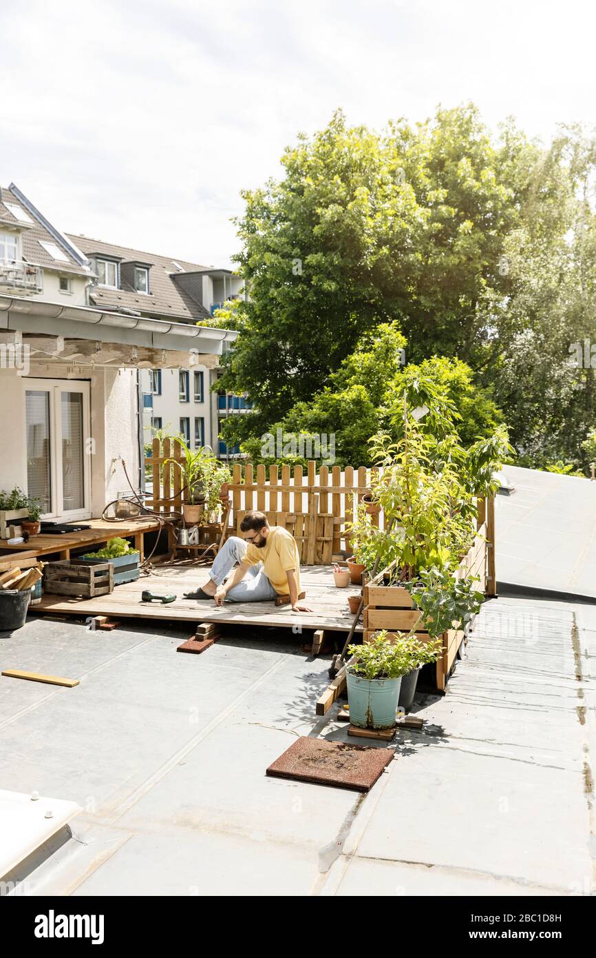 Terrace roof hi-res stock photography and images - Alamy