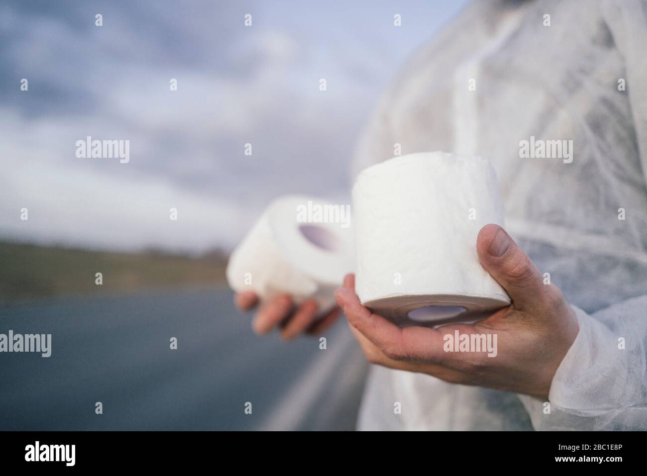 Man on toilet hi-res stock photography and images - Alamy