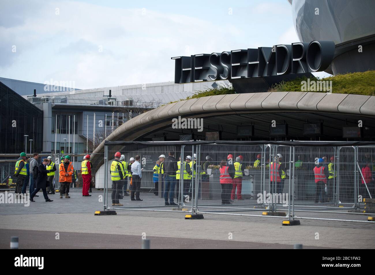 Pictured: Glasgow, UK. 2nd Apr, 2020. Pictured: Scenes showing the set ...