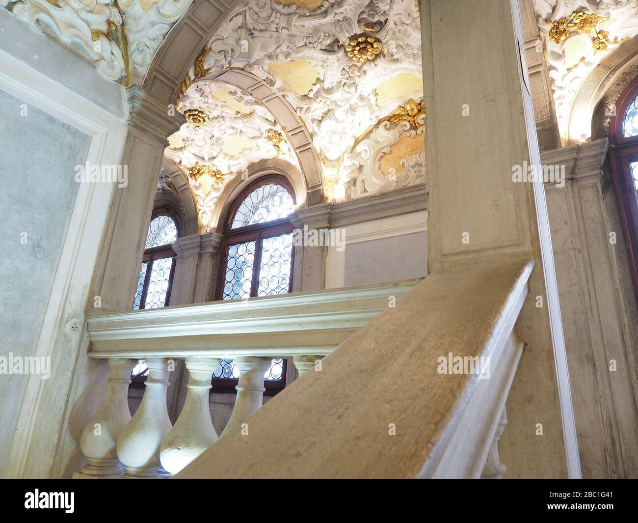 Great staircase, Scuola Grande dei Carmini, school of devotion and ...