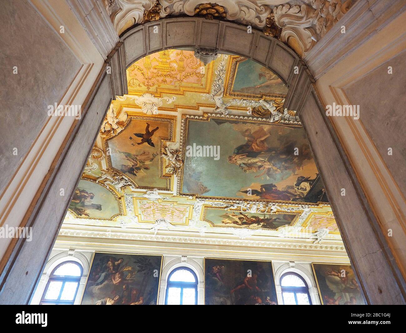 Great staircase, Scuola Grande dei Carmini, school of devotion and ...