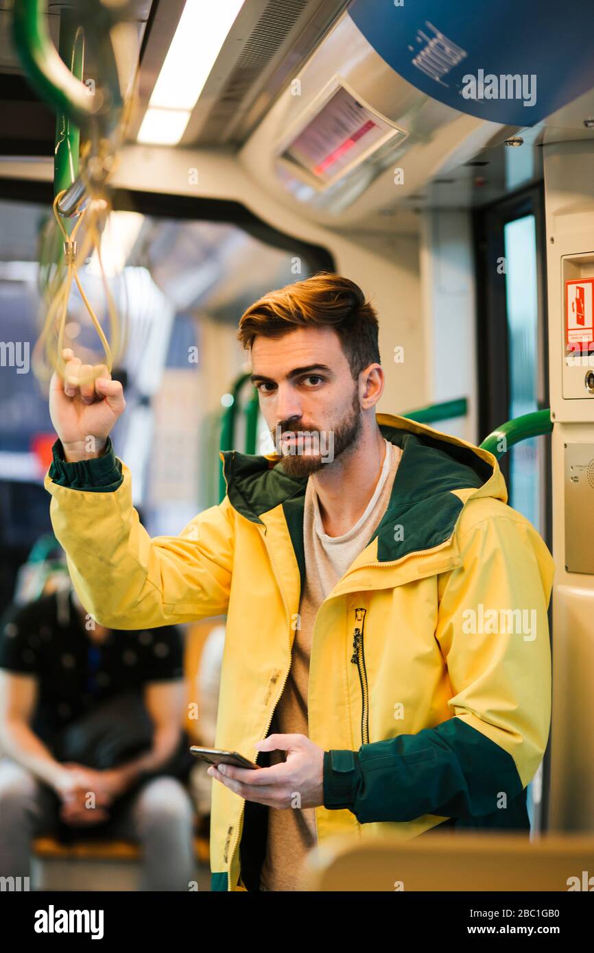 Subway phone hi-res stock photography and images - Alamy
