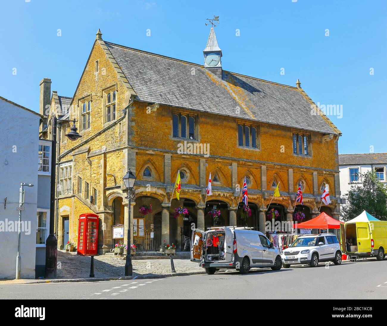The Market House or Market Hall, Castle Cary, Somerset, England, UK ...
