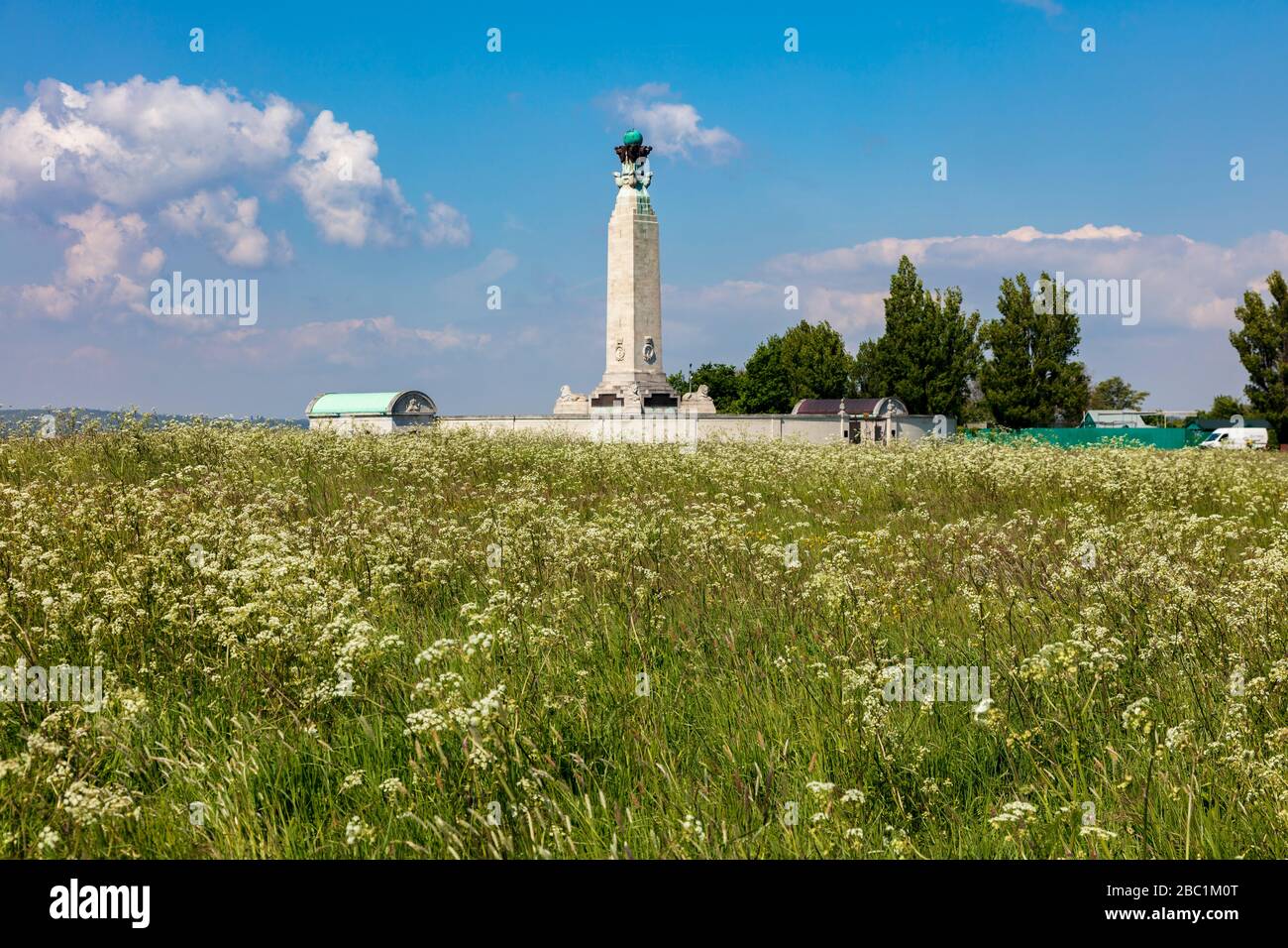 Chatham Naval Memorial on the Great Lines Heritage Park between Chatham ...