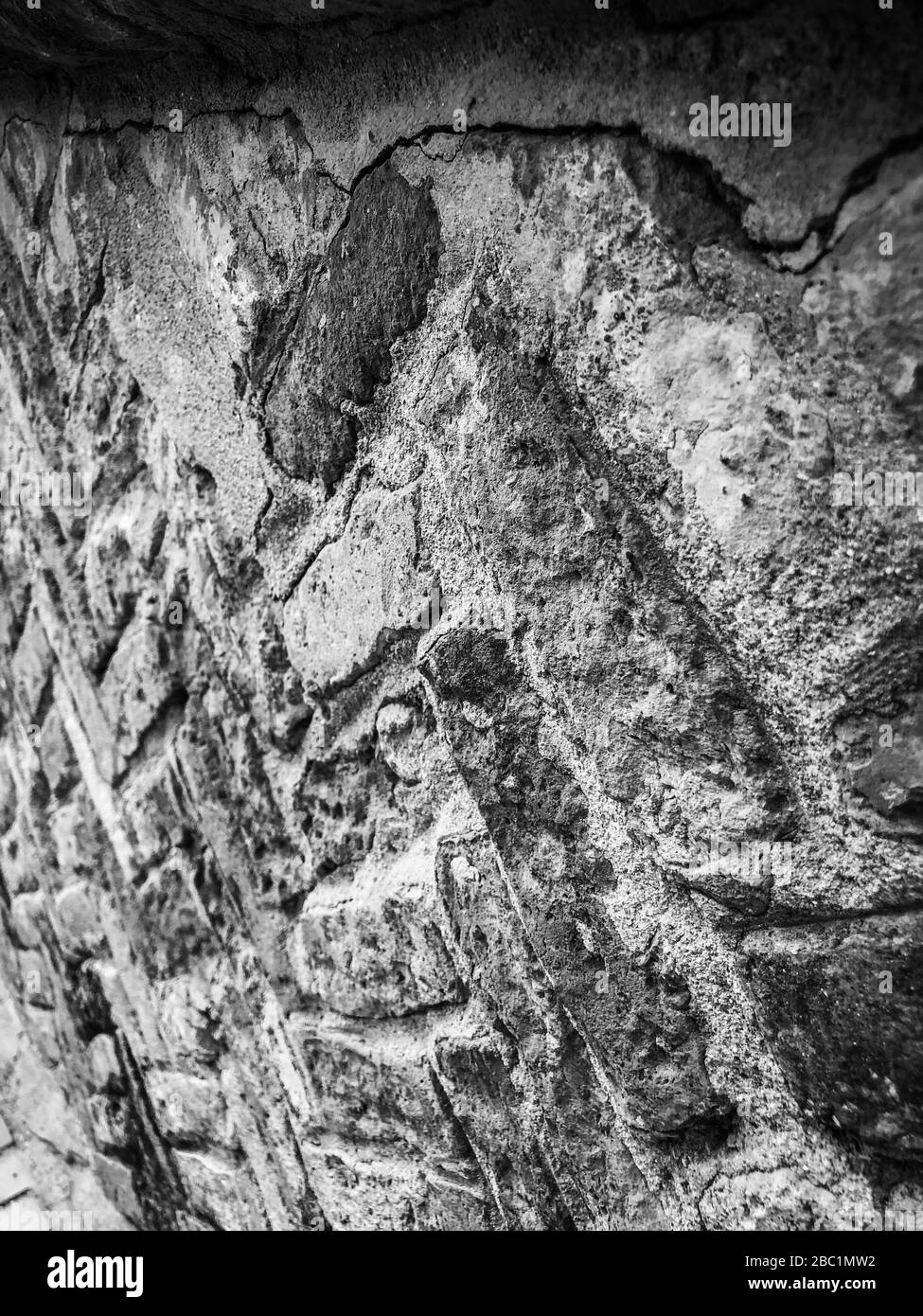 abstract wall close up view - stone, bricks, wood architecture of the ...