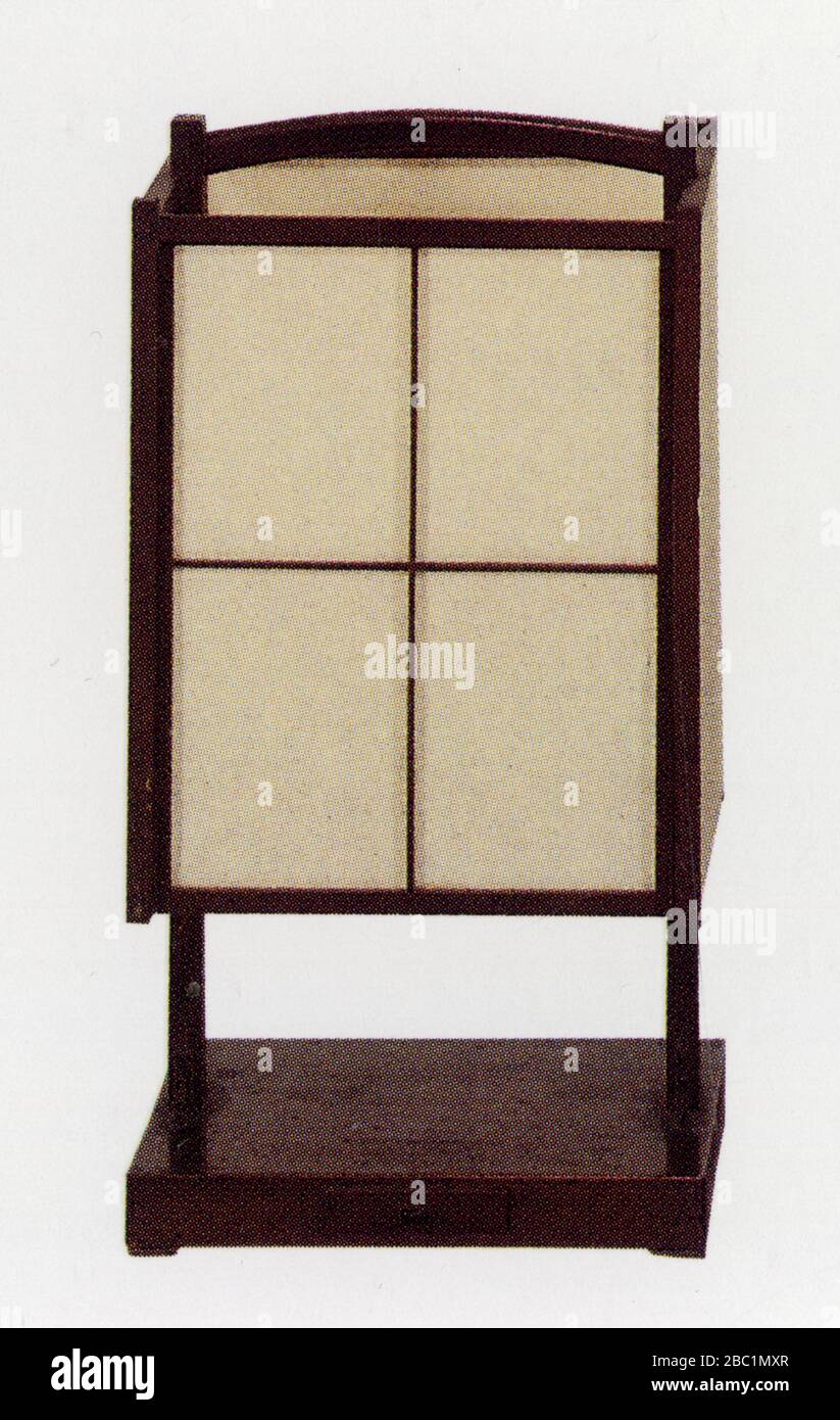 KAKU ANDON LANTERN.NORTHERN JAPAN.NINETEENTH CENTURY Stock Photo - Alamy