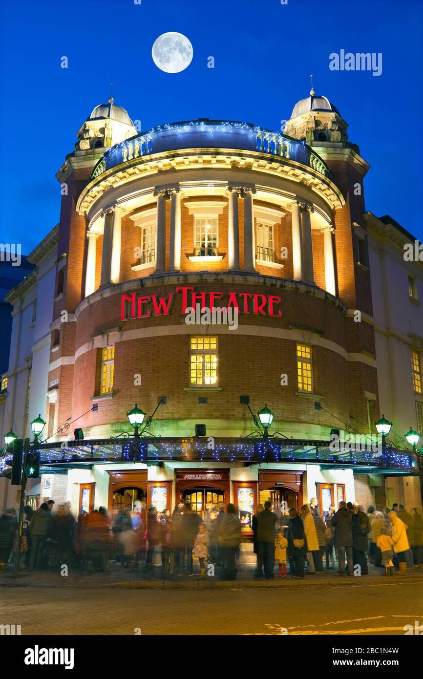 New Theatre, Cardiff, City Centre, Wales, UK Stock Photo - Alamy