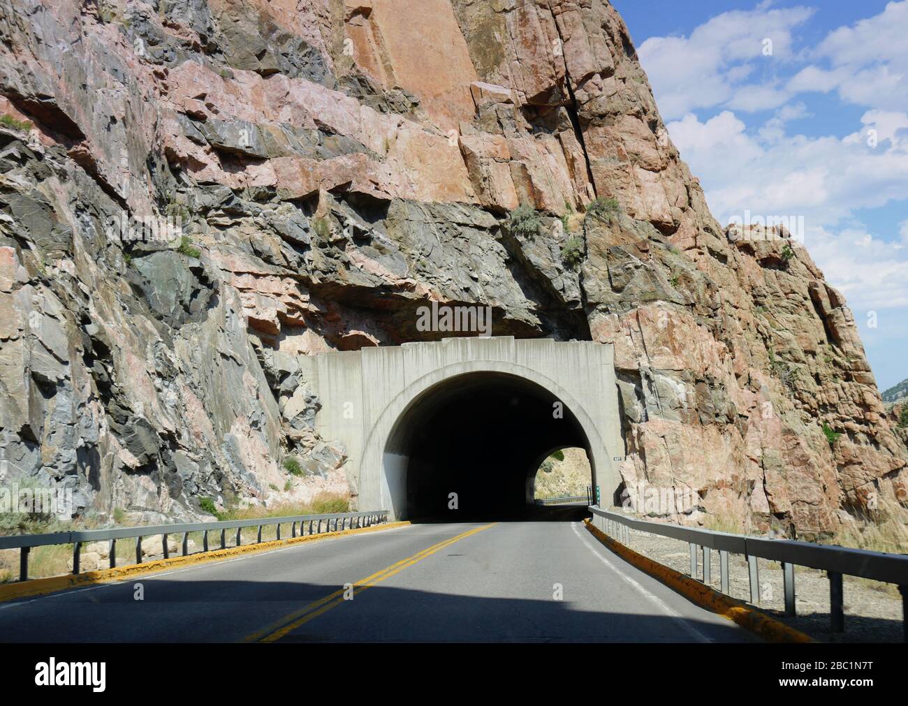 The Shoshone Canyon Tunnel at the Buffallo Bill Dam is Wyoming's ...