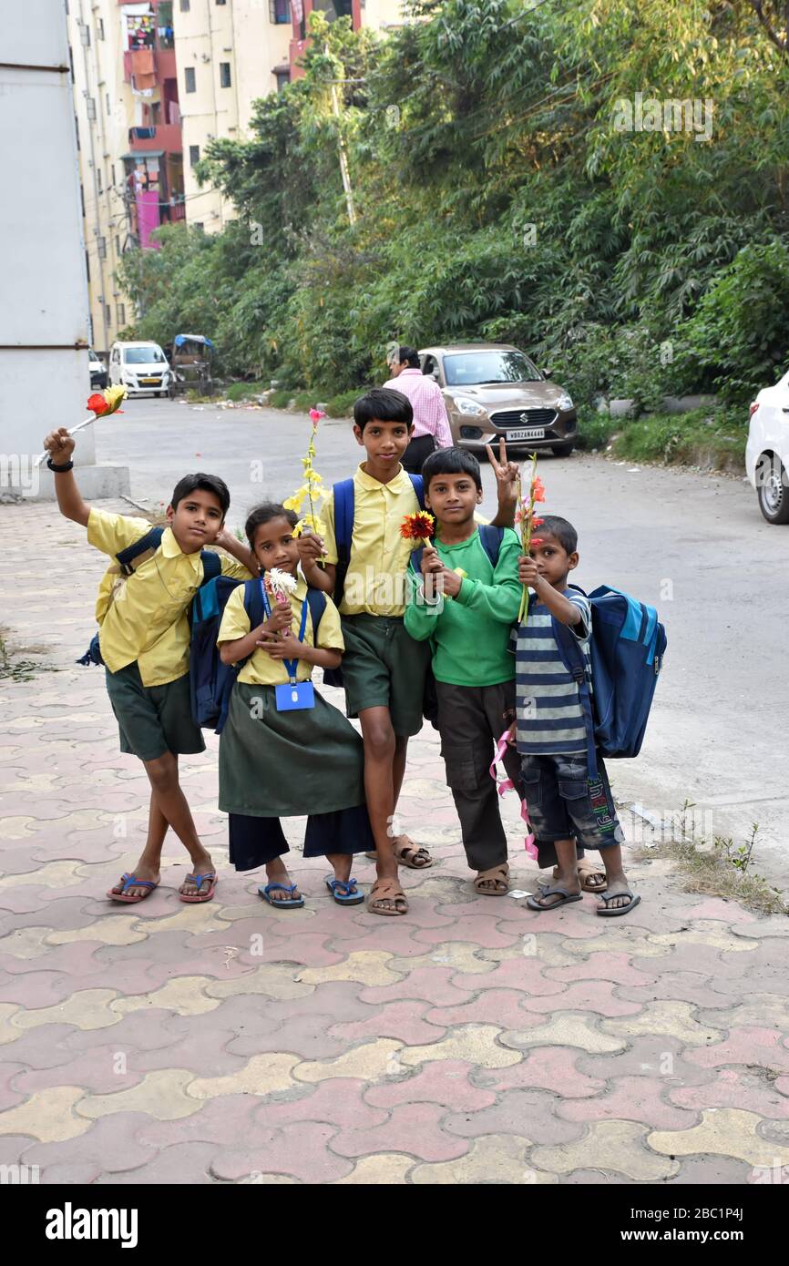 Poor Boy Going To School