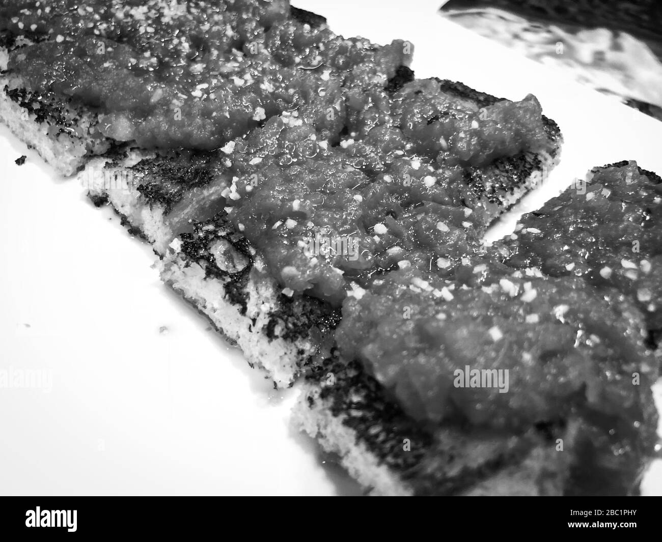 Traditional spanish tapas italian Black and White Stock Photos & Images ...
