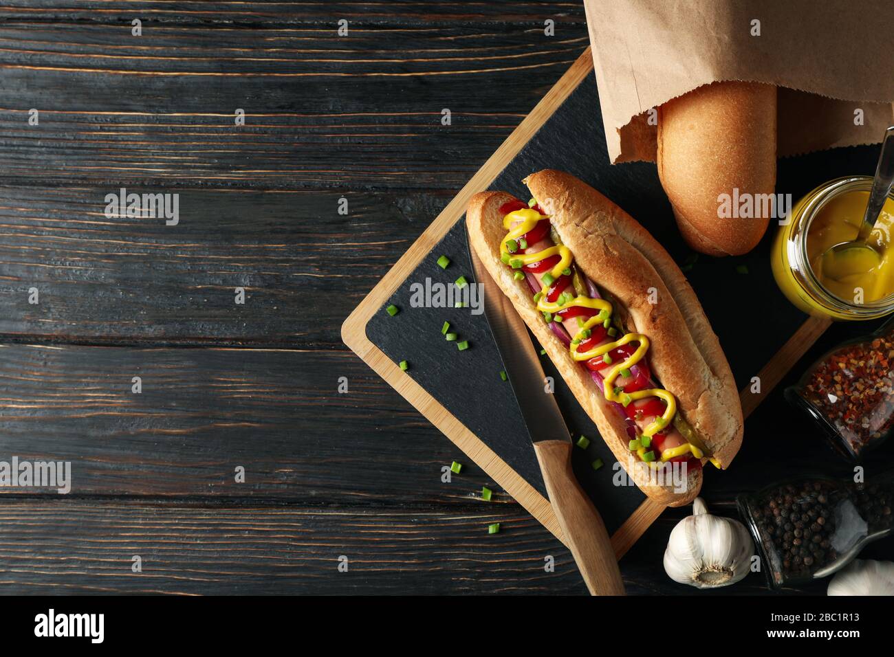 Hot dog ingredients hi-res stock photography and images - Alamy