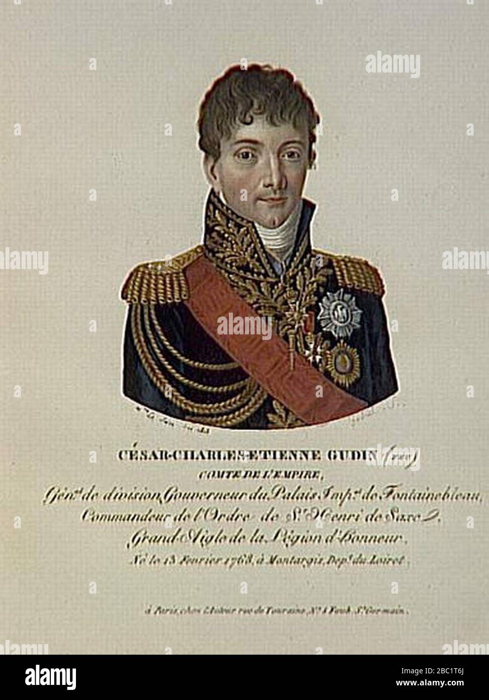 Général César Charles Etienne Gudin Stock Photo - Alamy