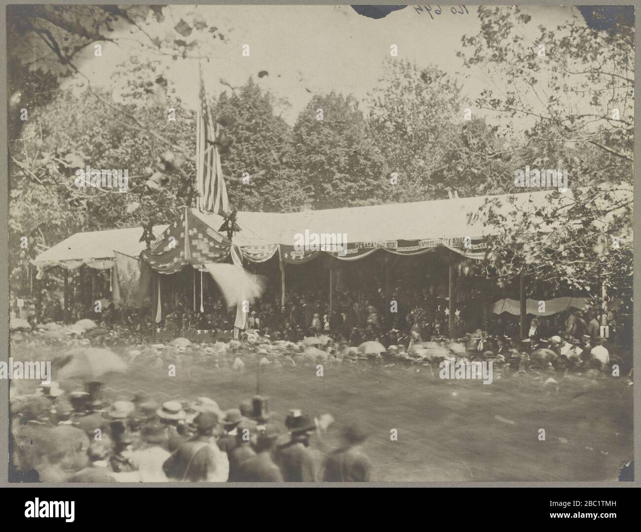 Grand Review of the Army - Wash. D.C., May 1865, reviewing stand in ...