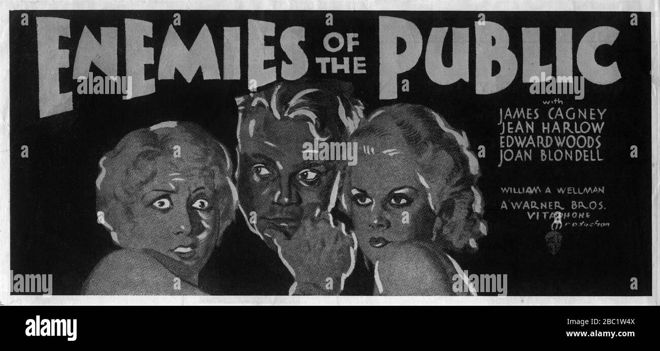 JOAN BLONDELL as Mamie JAMES CAGNEY as Tom Powers and JEAN HARLOW as ...