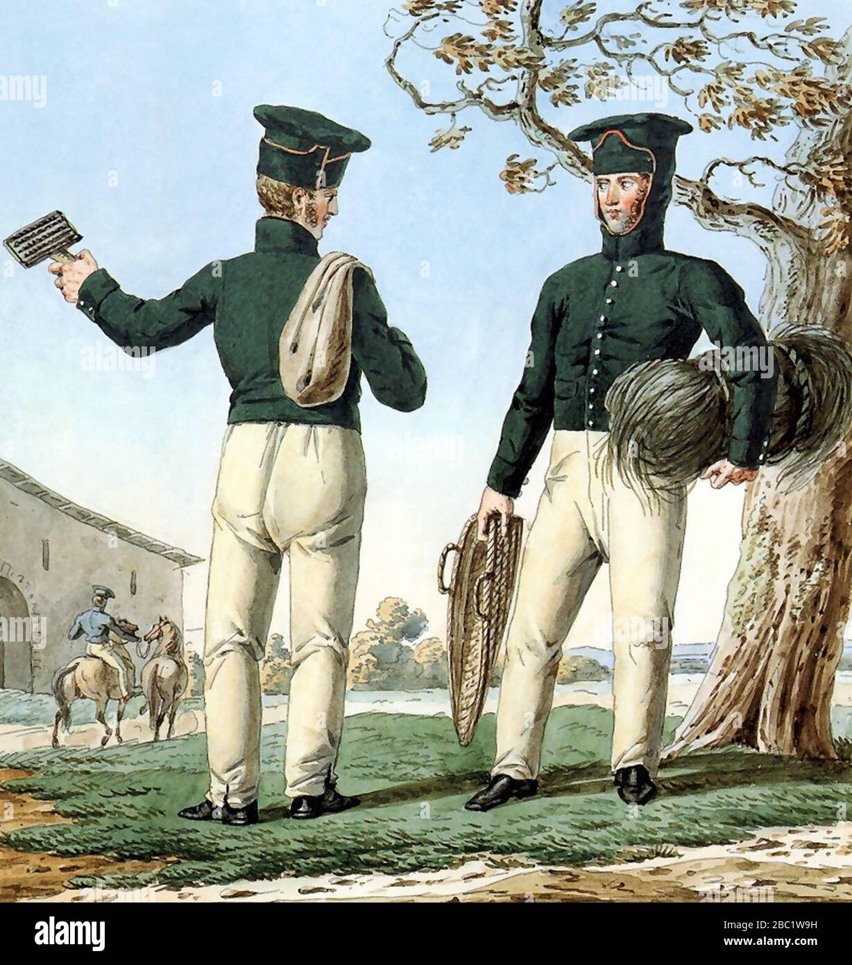 Grande Armée - 1st Regiment of Dragoons-2 Stock Photo - Alamy