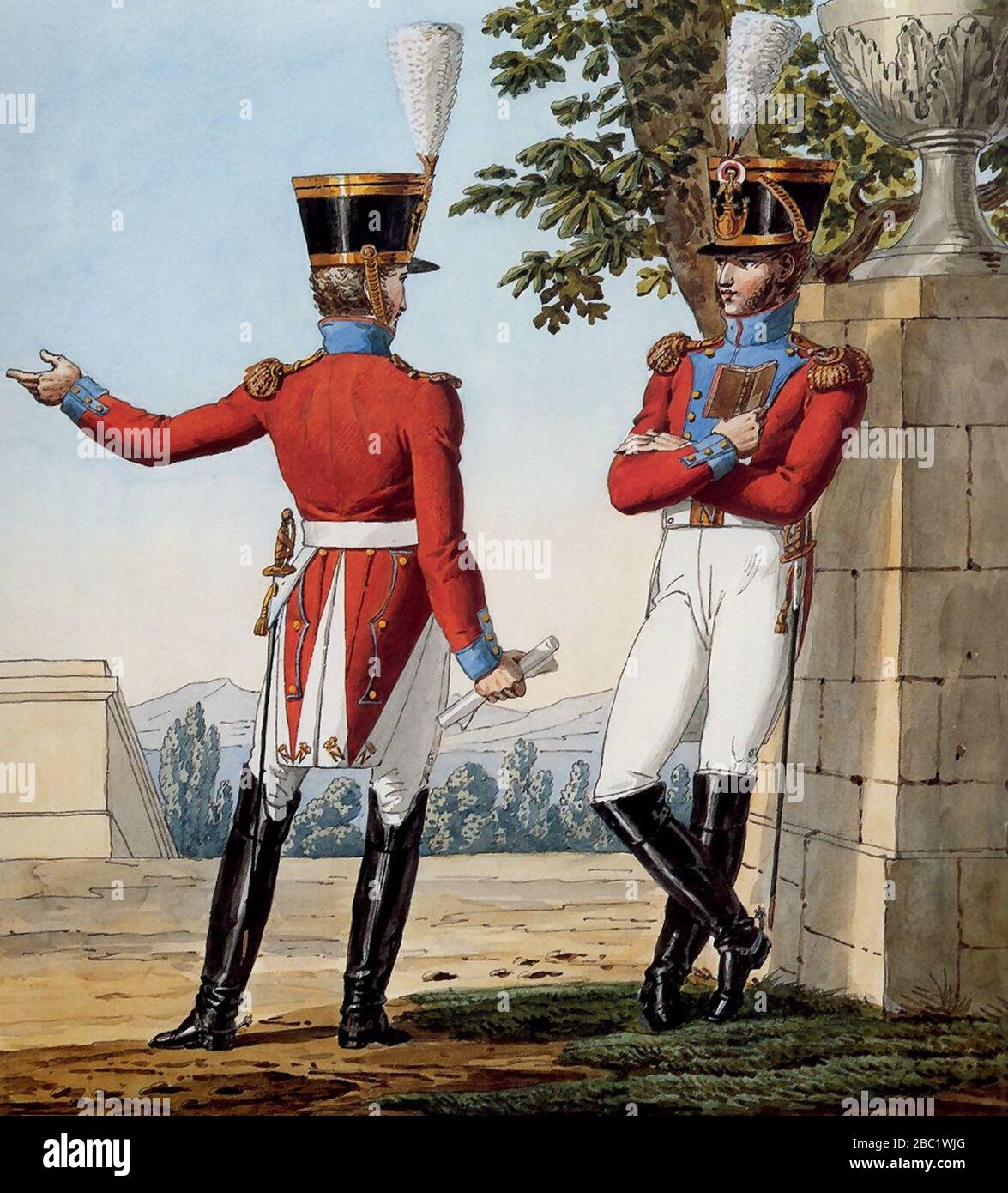 Grande Armée - Swiss Infantry Colonel & Superior 4th Regiment Stock ...