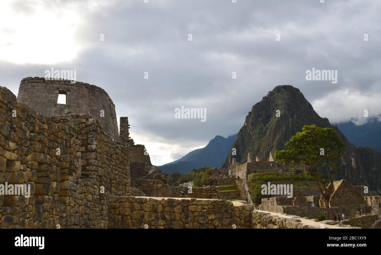 Inca archaeological park of Machu Picchu, Peru Stock Photo - Alamy