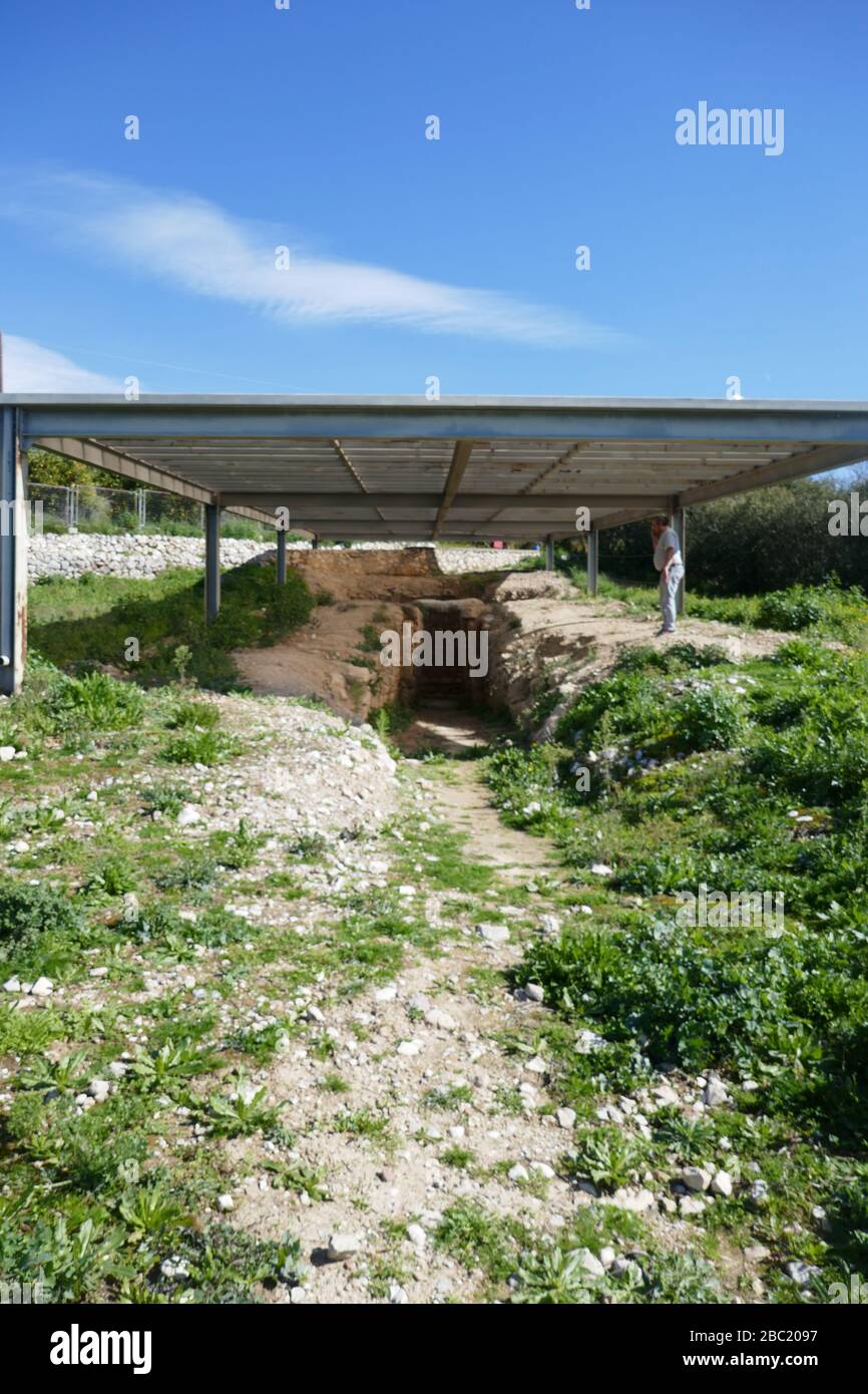 Dendra Archaeological Site Stock Photo - Alamy