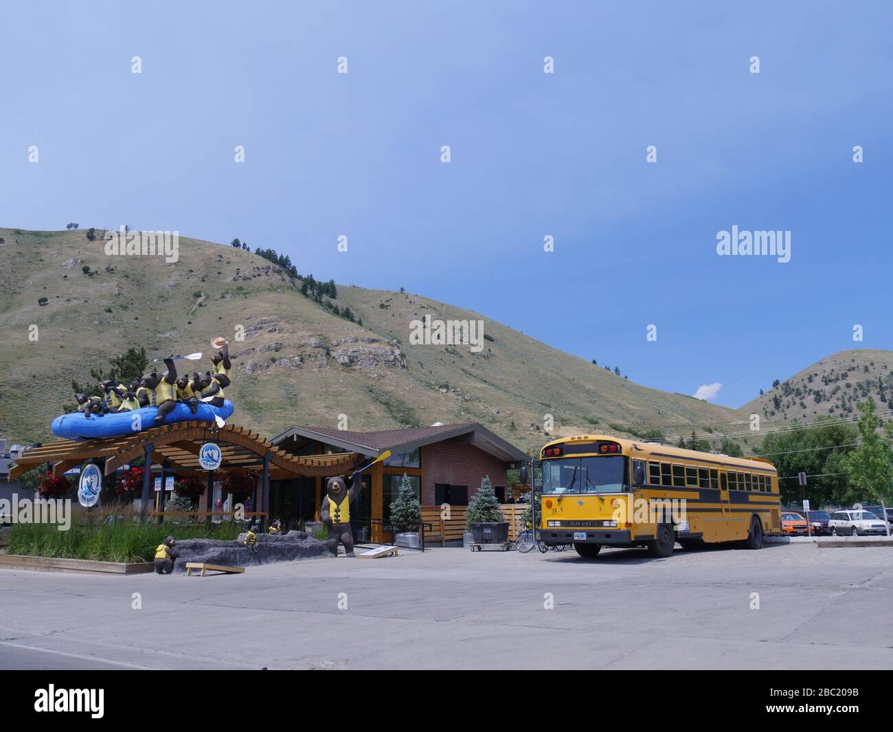 Jackson wyoming bus hi-res stock photography and images - Alamy