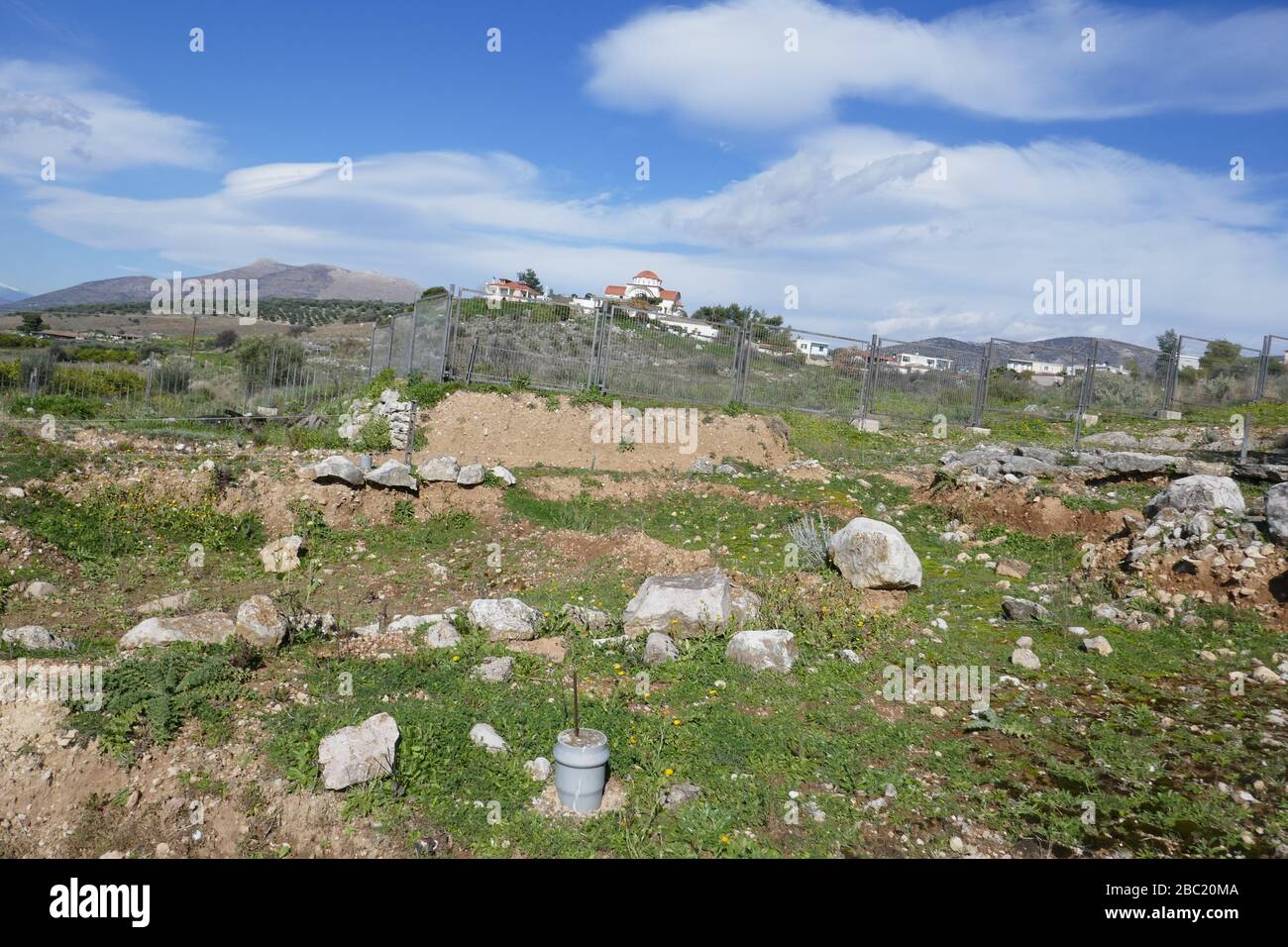 Dendra archaeological site hi-res stock photography and images - Alamy