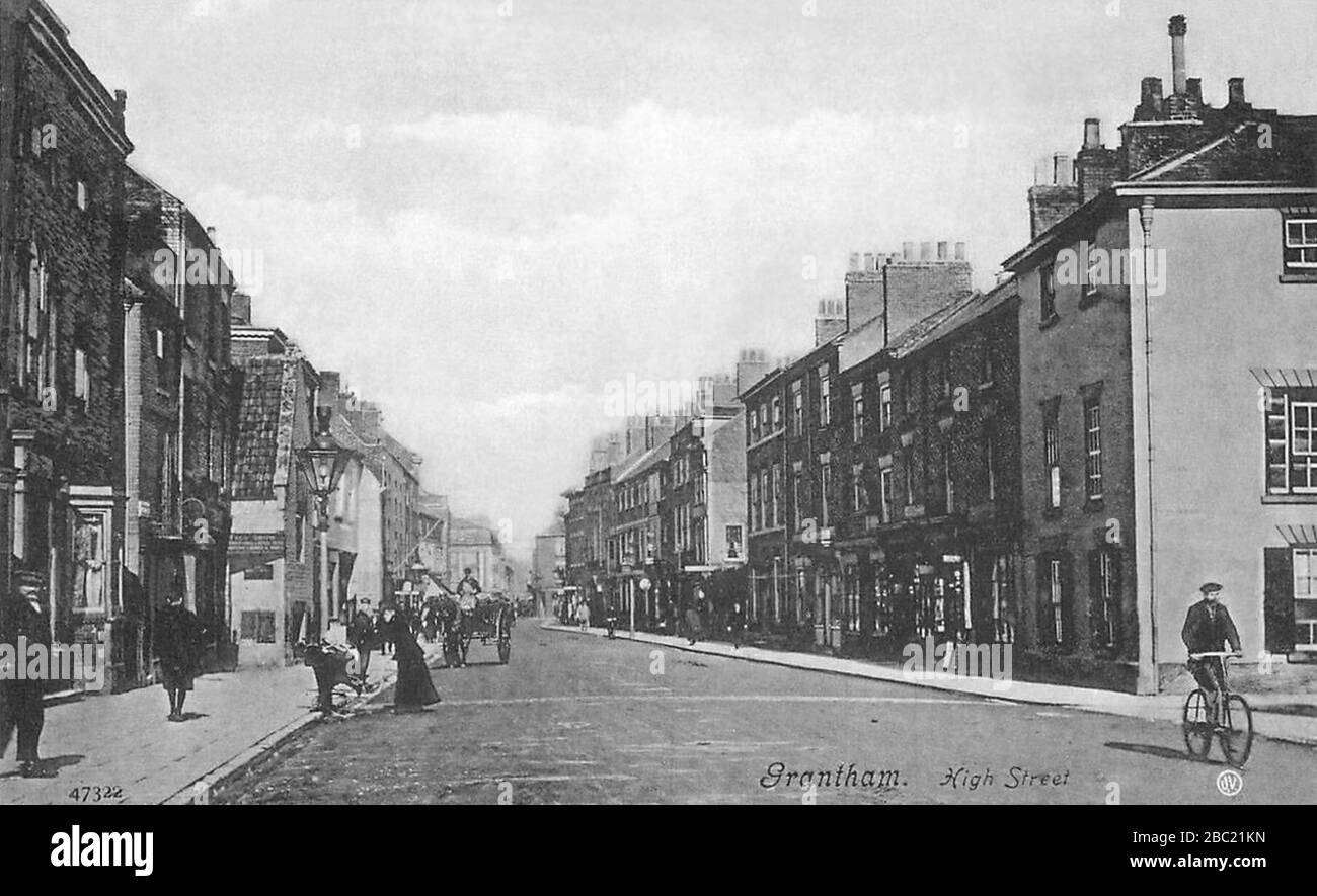 High street grantham hi-res stock photography and images - Alamy