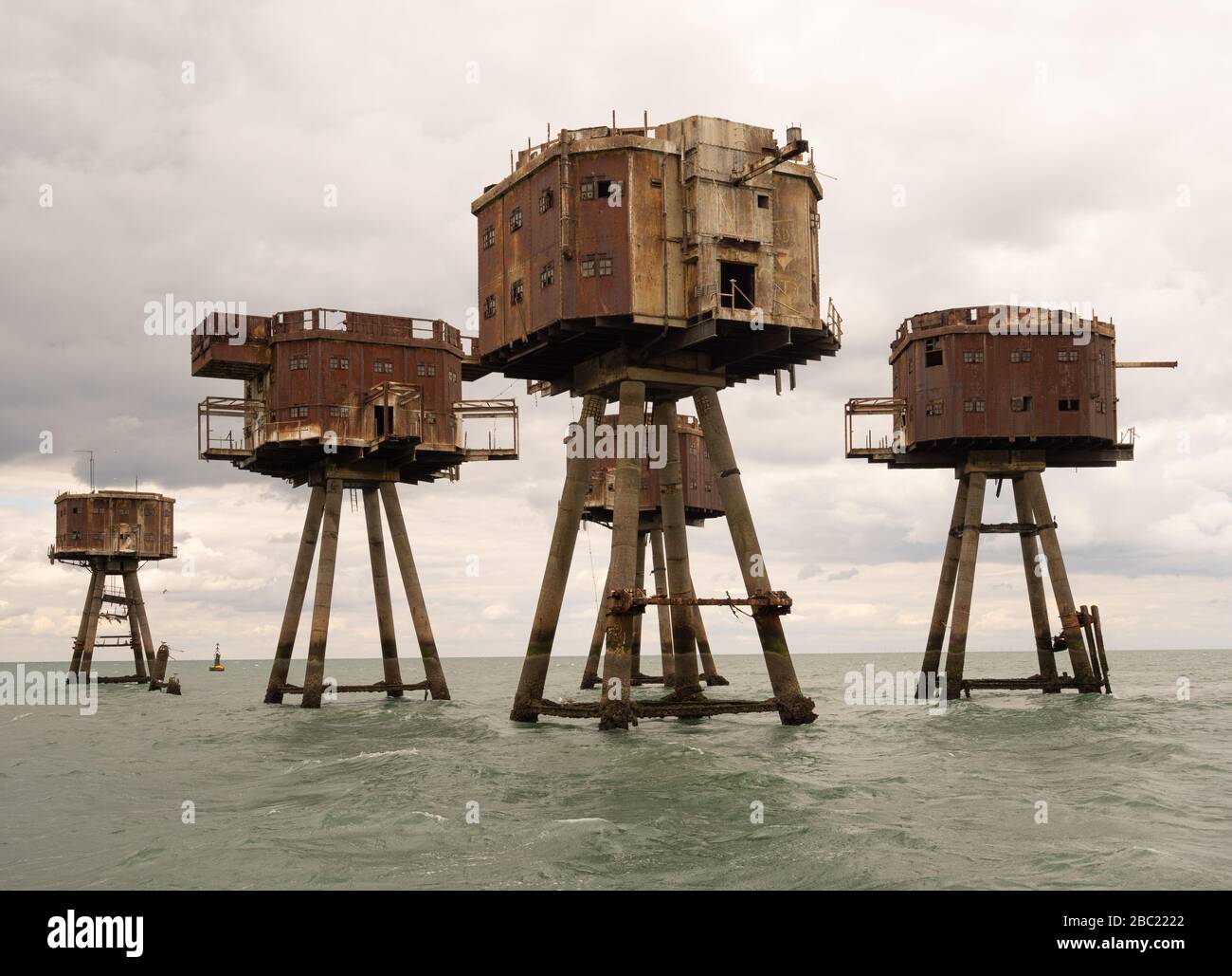 Redsands Naval Fort, Thames Estuary Stock Photo - Alamy