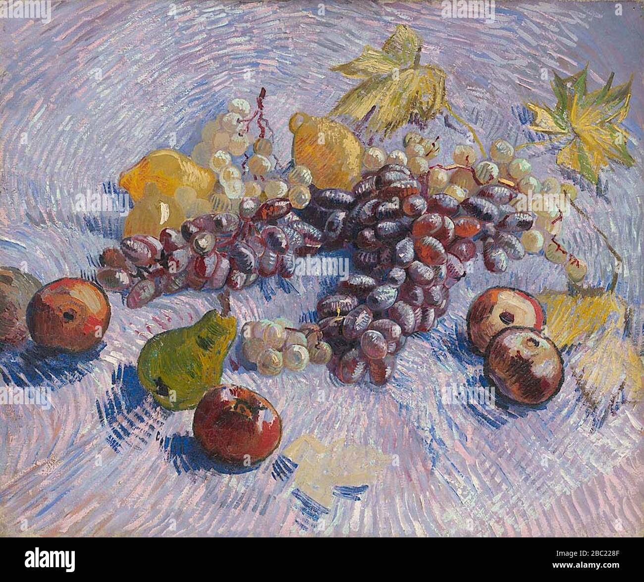 Grapes, Lemons, Pears, and Apples 1887 Vincent van Gogh Stock Photo - Alamy