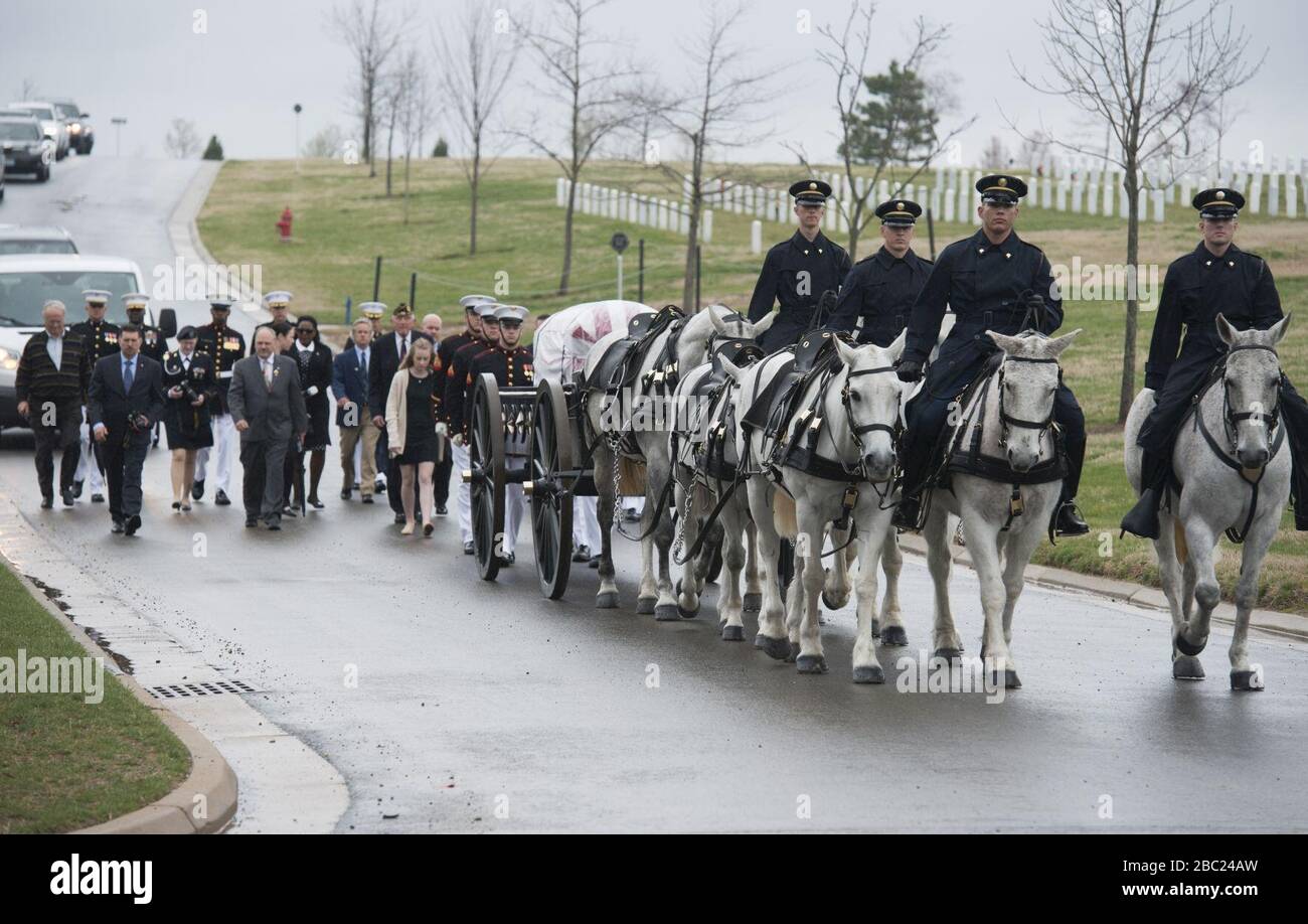 Graveside service for U.S. Marine Pvt. Harry K. Tye, killed during the ...