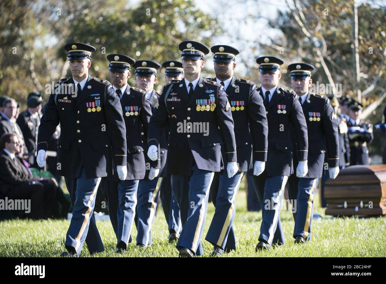 Graveside Service of U.S. Army Staff Sgt. Bryan Black in Section 60 of ...