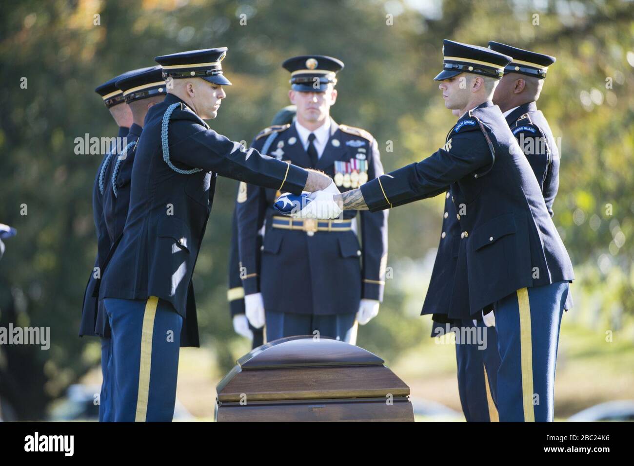 Graveside Service of U.S. Army Staff Sgt. Bryan Black in Section 60 of ...