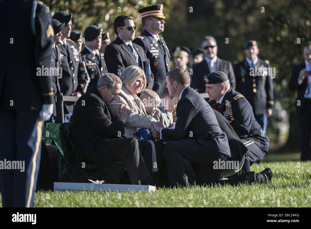 Graveside Service of U.S. Army Staff Sgt. Bryan Black in Section 60 of ...
