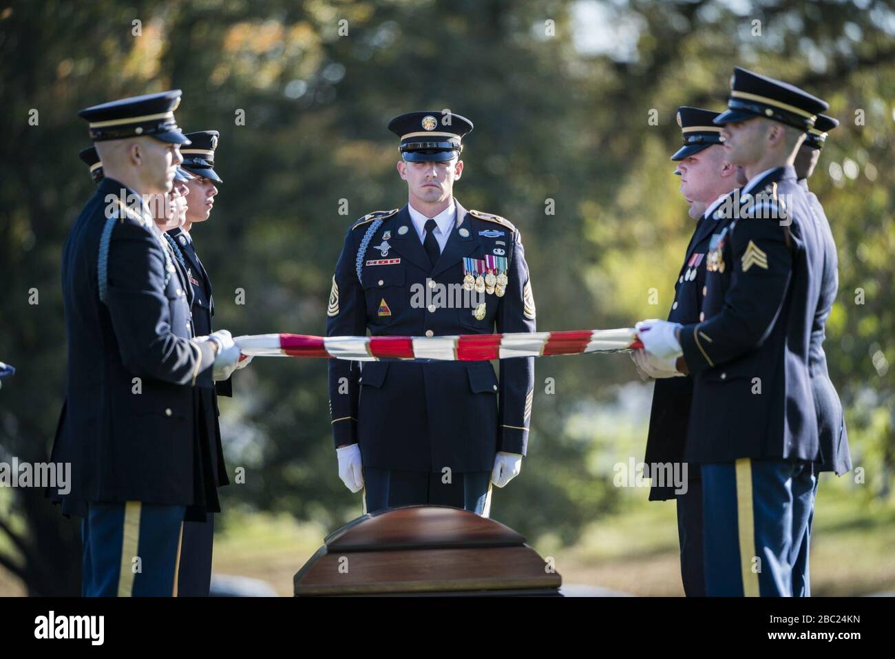 Graveside Service of U.S. Army Staff Sgt. Bryan Black in Section 60 of ...