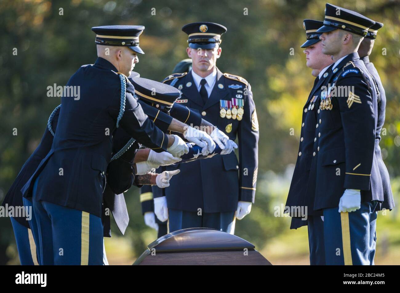 Graveside Service of U.S. Army Staff Sgt. Bryan Black in Section 60 of ...