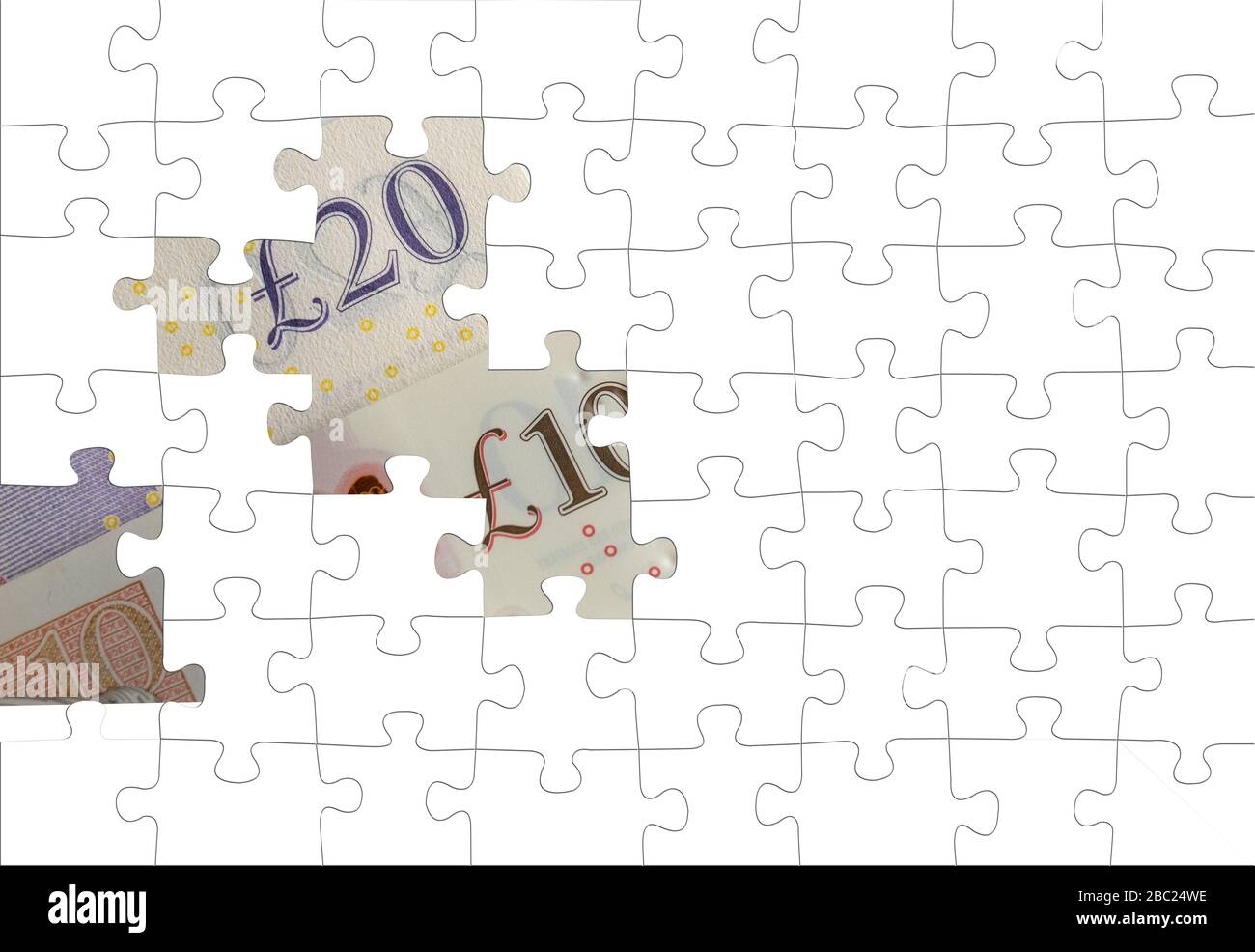 Uk money note collage hi-res stock photography and images - Alamy