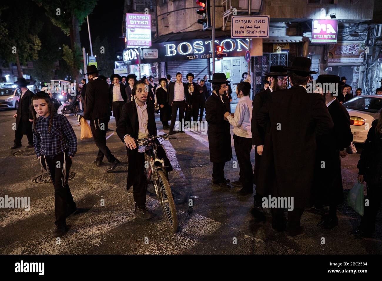 Religious protest in Jerusalem, Israel Stock Photo - Alamy