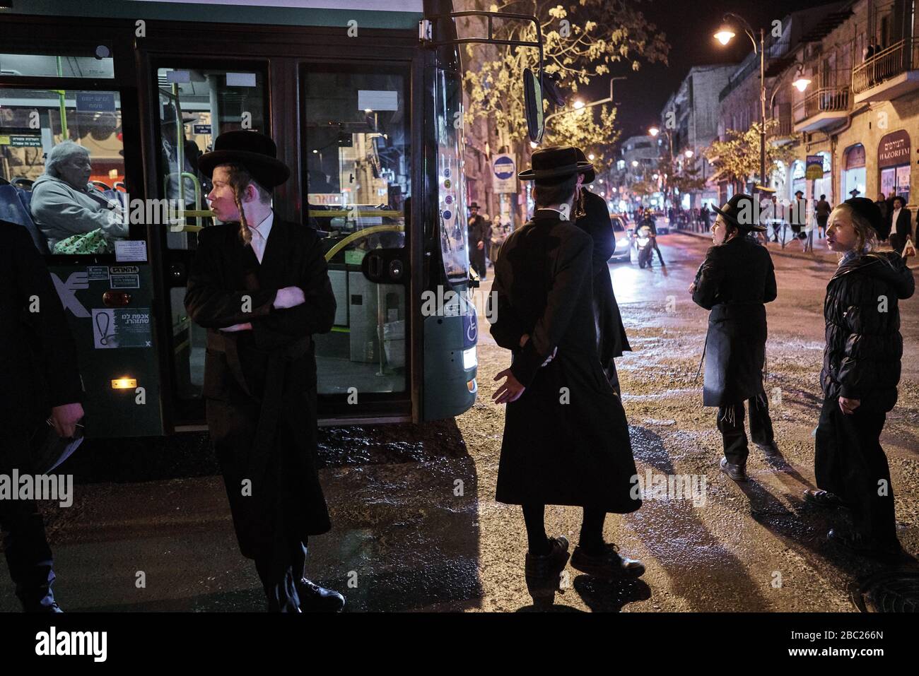 Religious protest in Jerusalem, Israel Stock Photo - Alamy